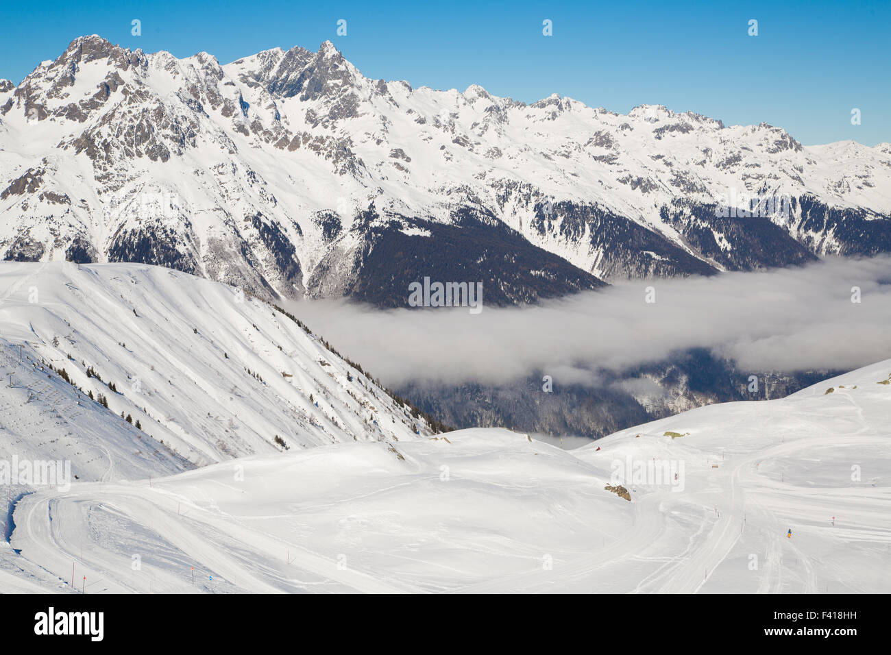 Alps in winter Stock Photo - Alamy