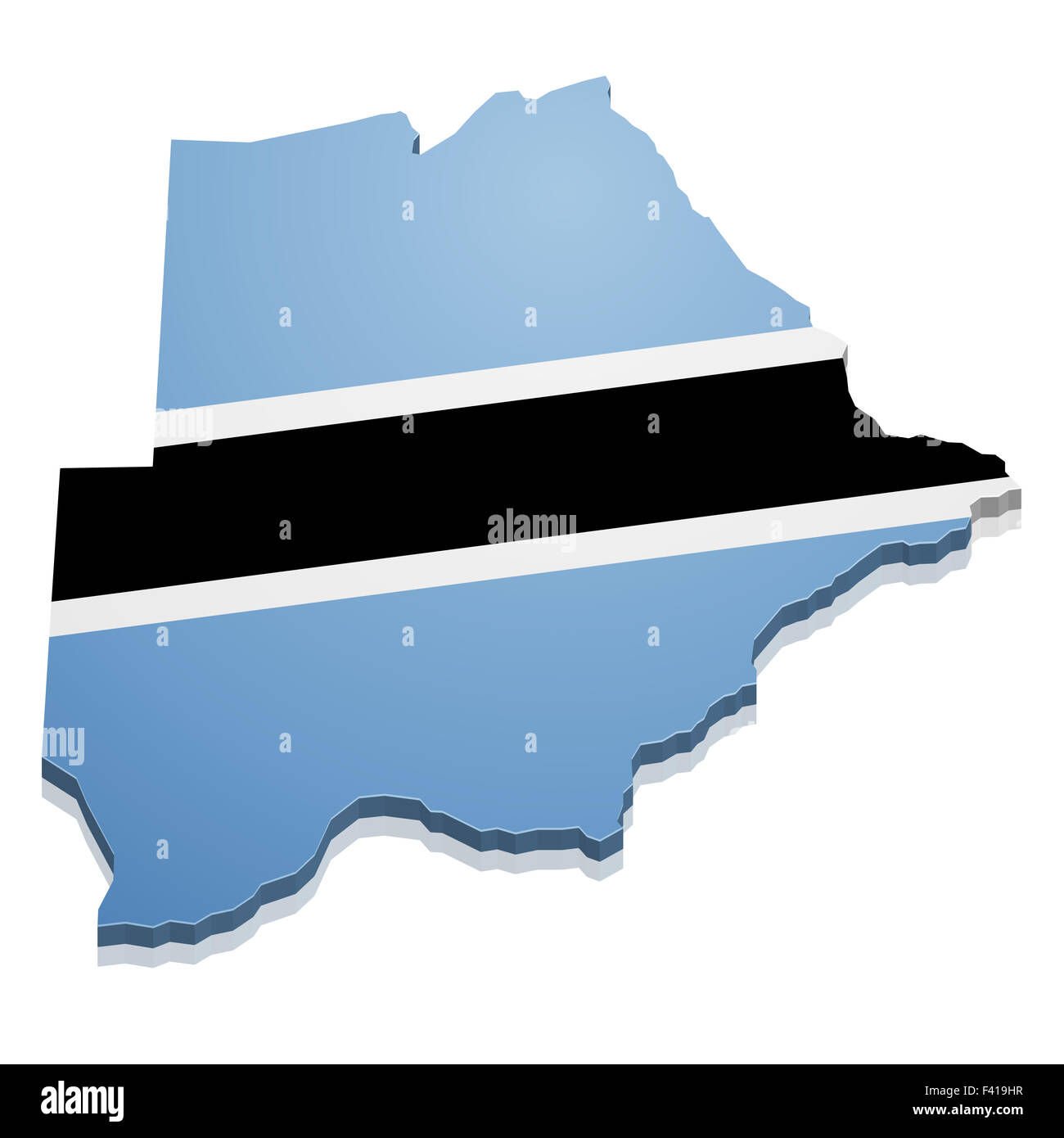 Map of gaborone hi-res stock photography and images - Alamy