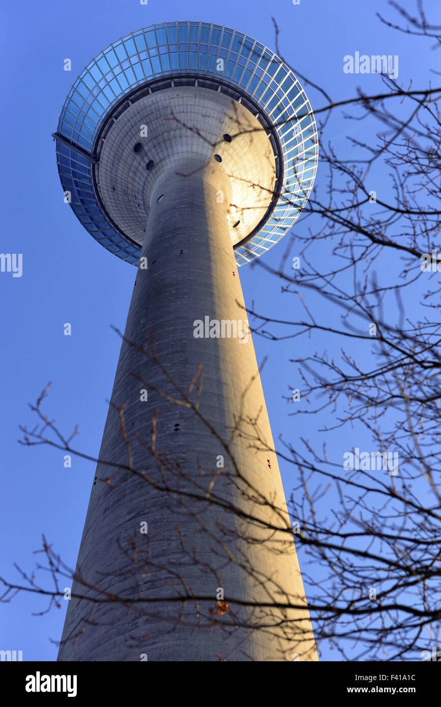 The Duesseldorf Rhine Tower Stock Photo - Alamy