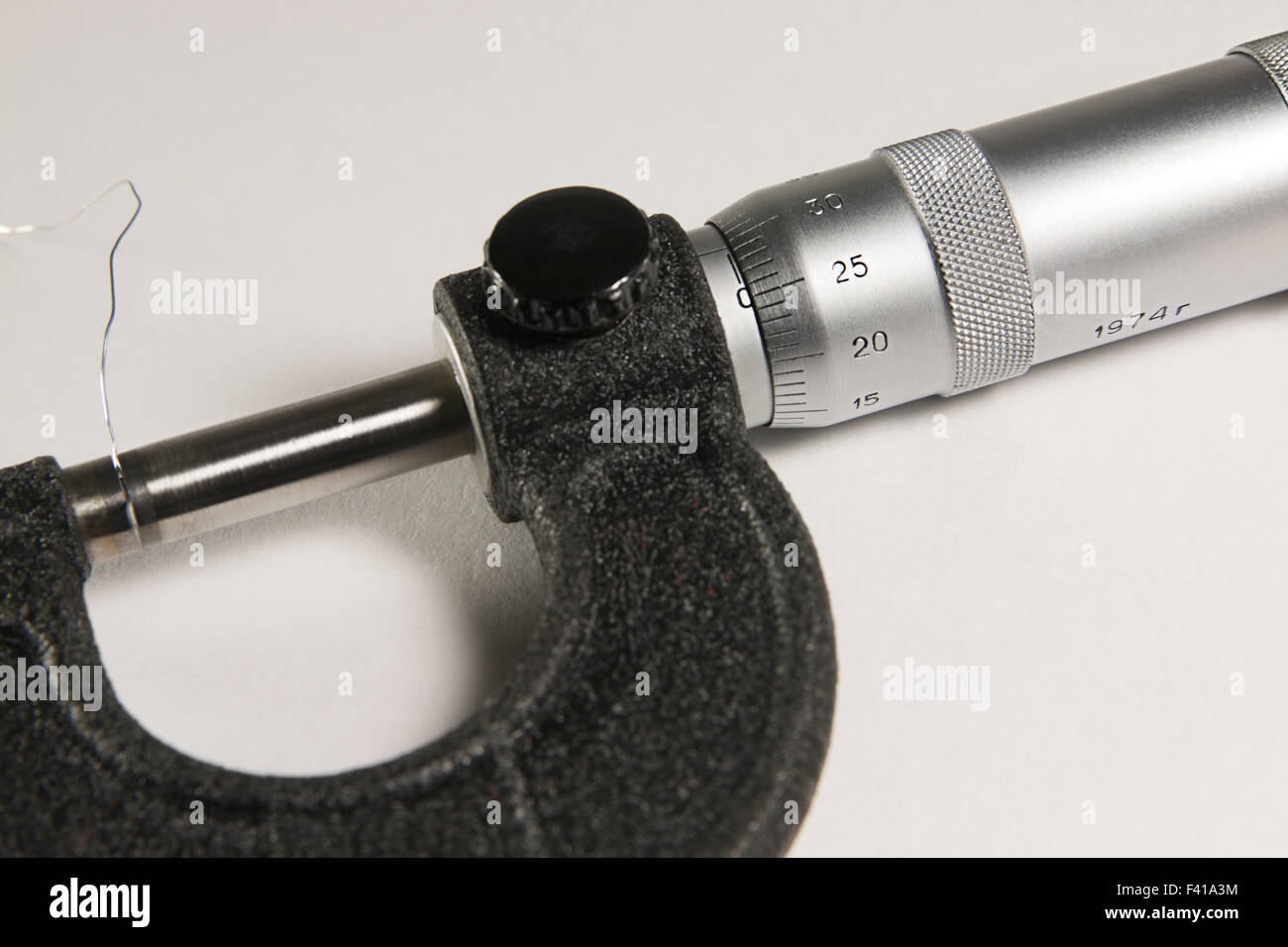 Old micrometer, isolated hi-res stock photography and images - Alamy