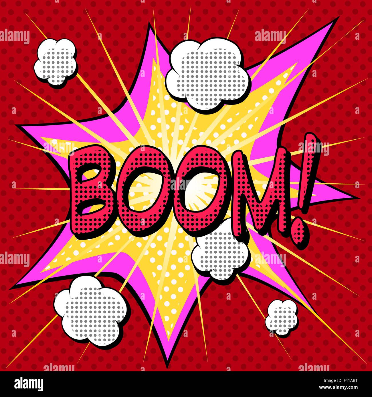 Retro comic book style cartoon hi-res stock photography and images - Alamy