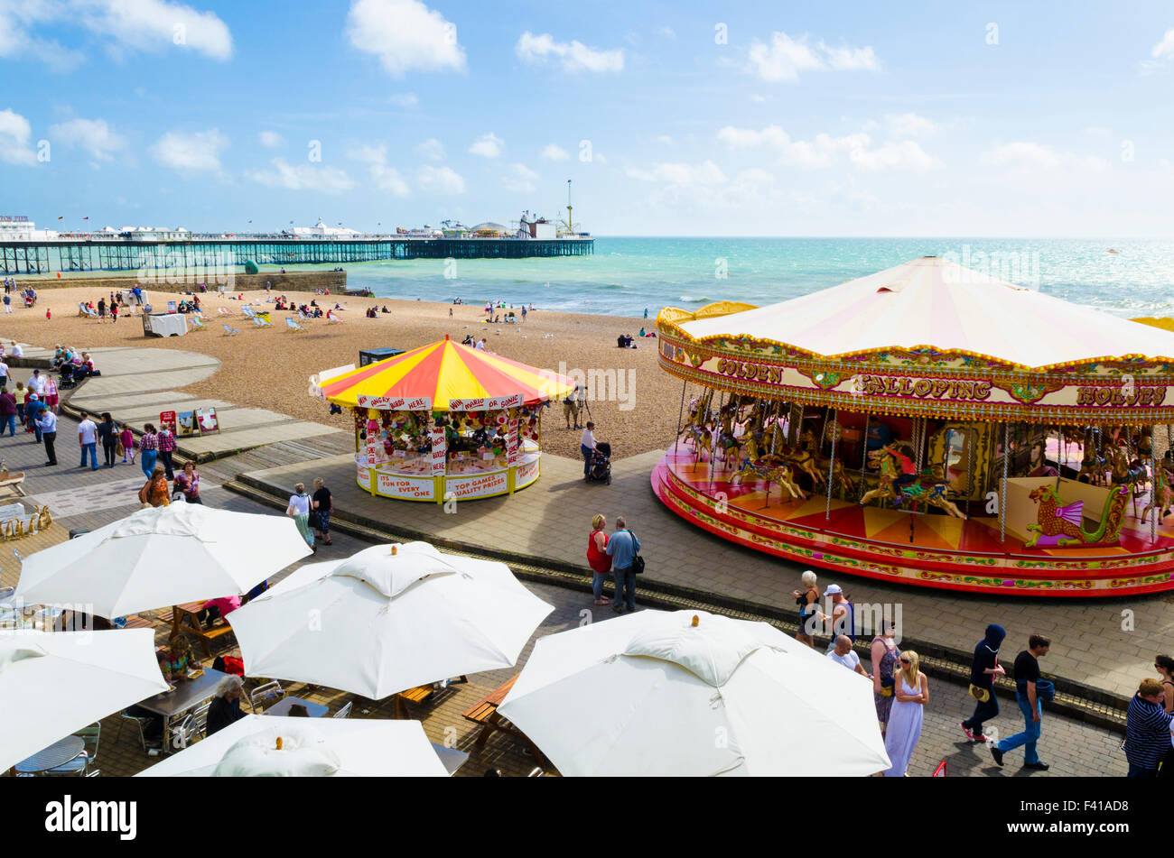 Brighton esplanade by the seaside hi-res stock photography and images ...