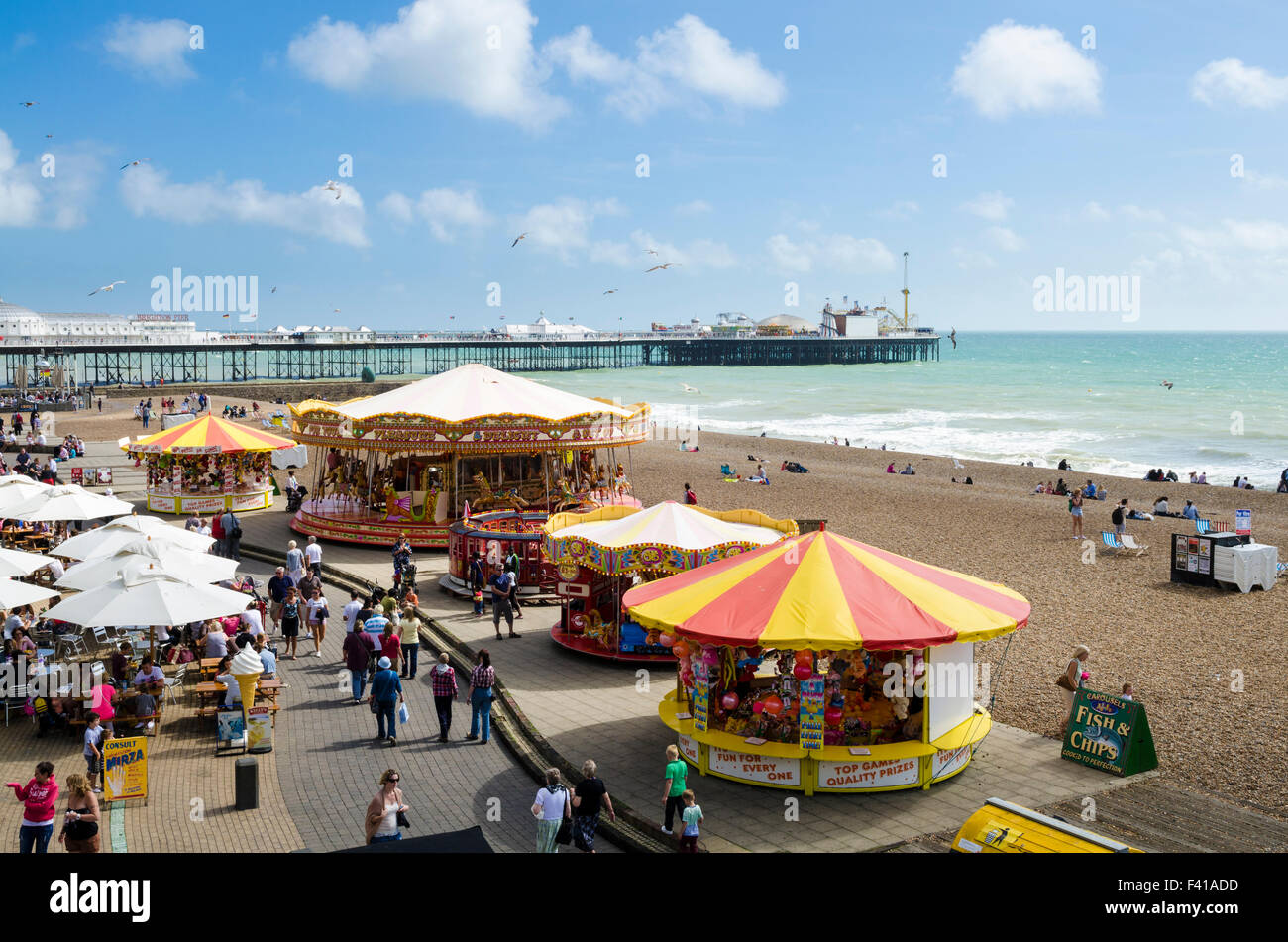Brighton esplanade by the seaside hi-res stock photography and images ...