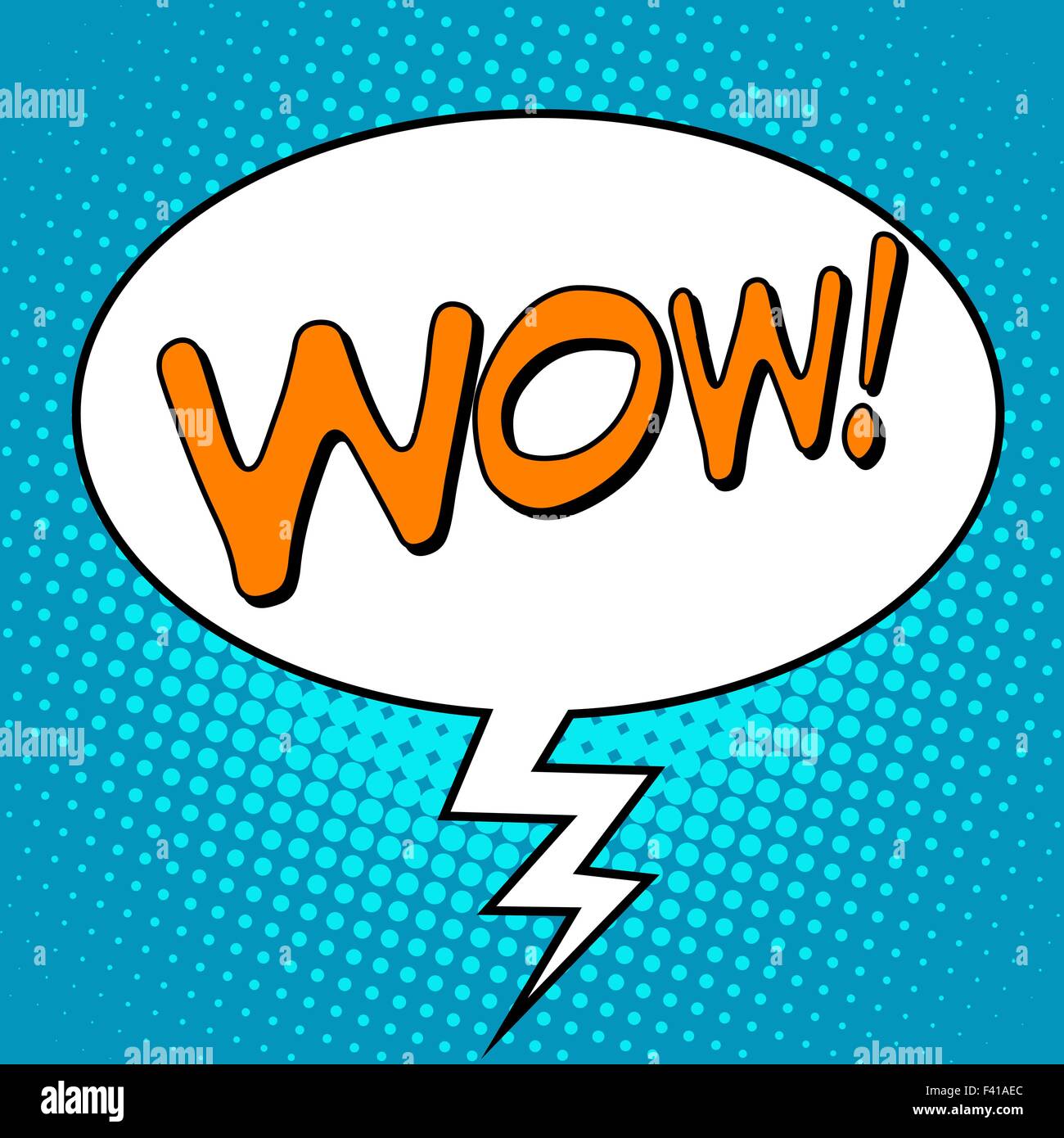 Wow comic bubble word Stock Vector Image & Art - Alamy