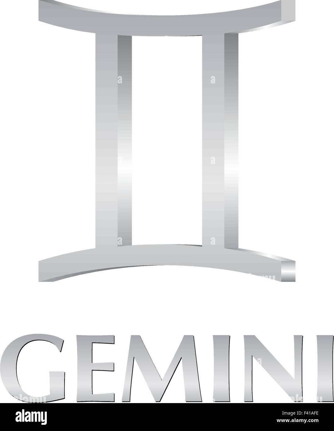 Gemini symbol hi-res stock photography and images - Alamy