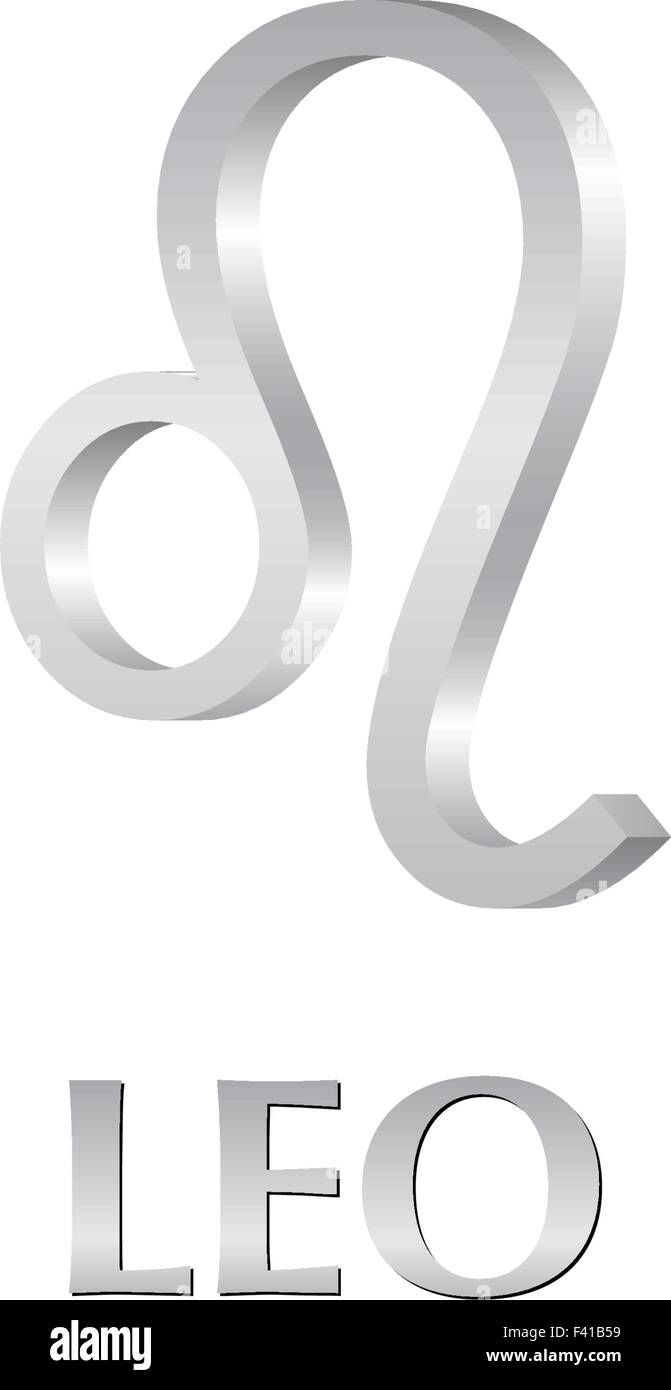 Astrological symbol of sign leo. Vector illustration Stock Vector Image ...