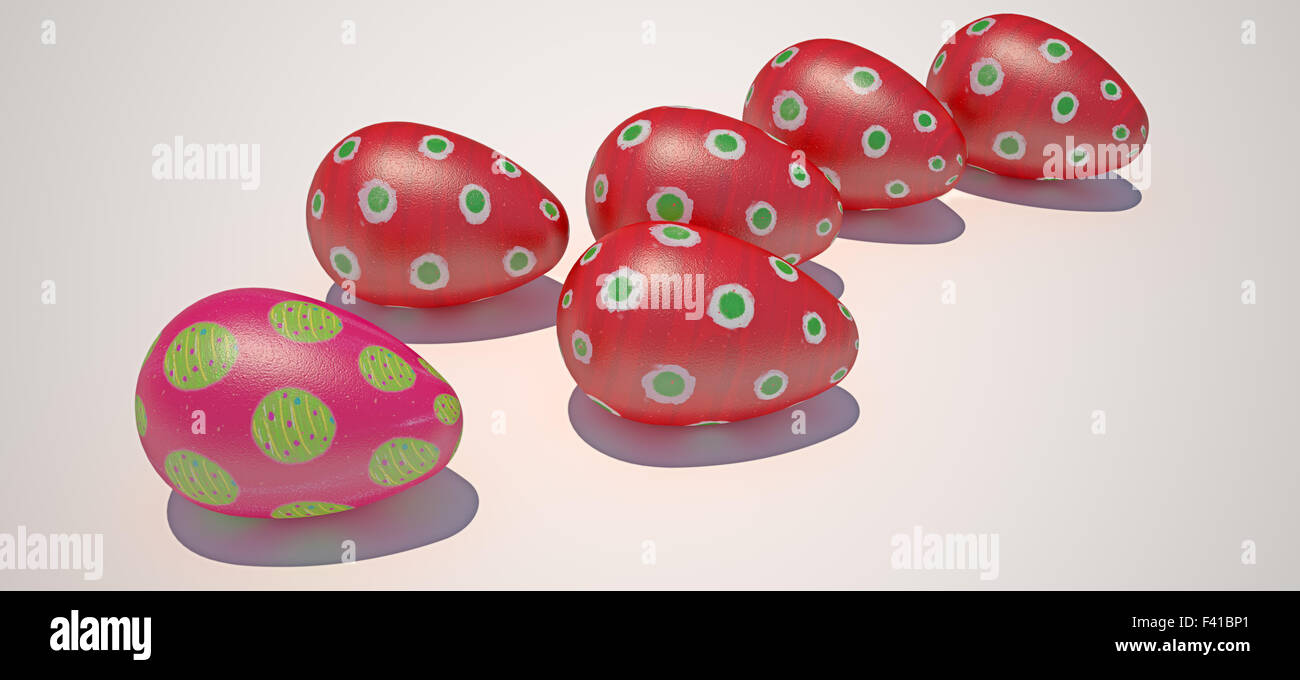 Six easter egg hi-res stock photography and images - Alamy