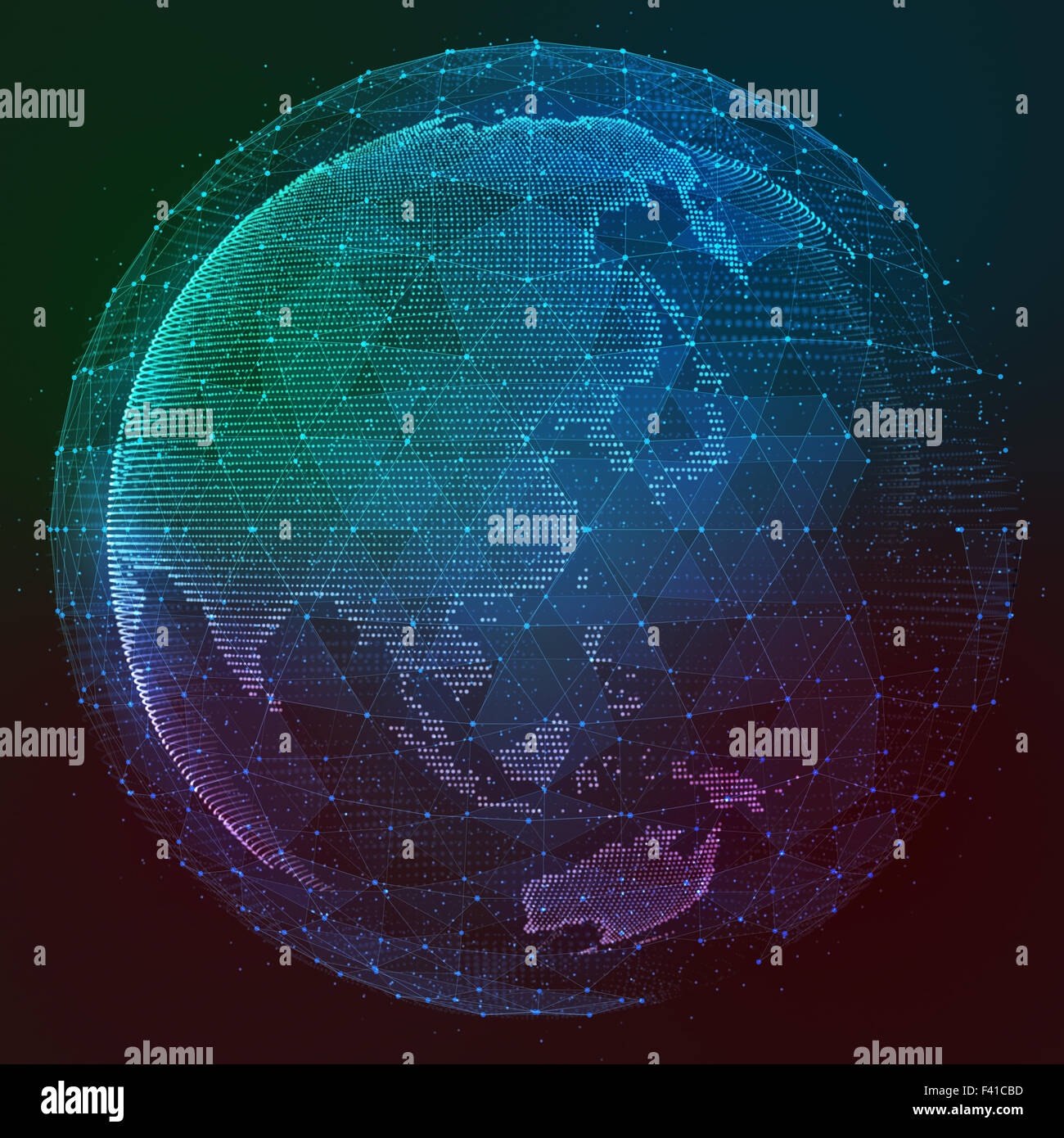 Digital design of a global network Stock Photo - Alamy