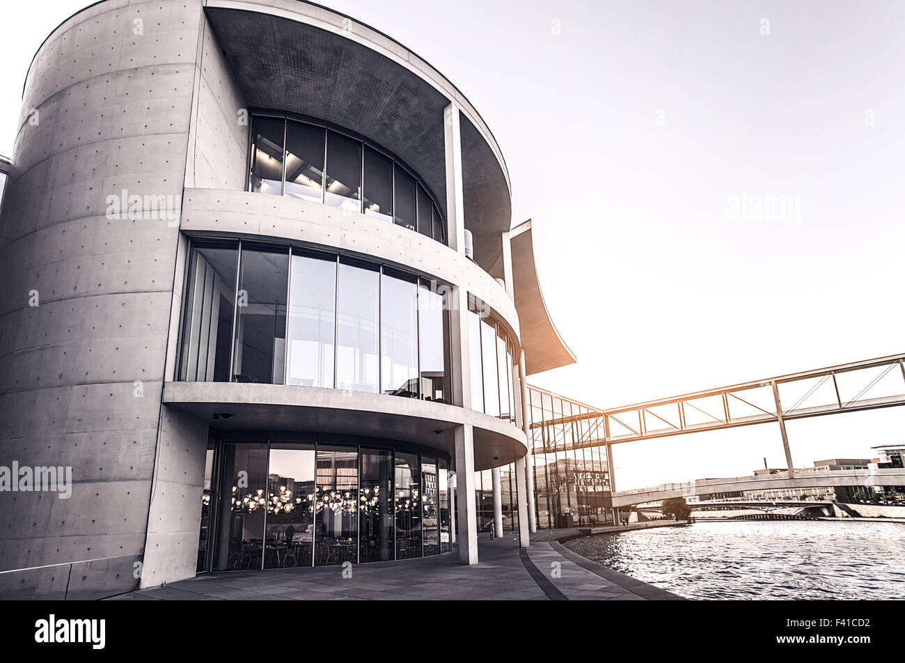 concrete office building Stock Photo - Alamy