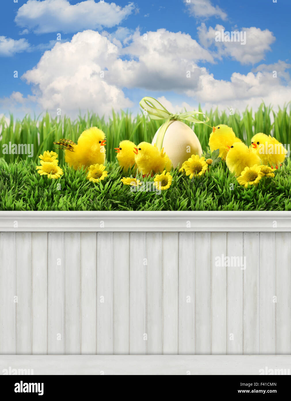 Happy Easter Spring background/backdrop Stock Photo - Alamy