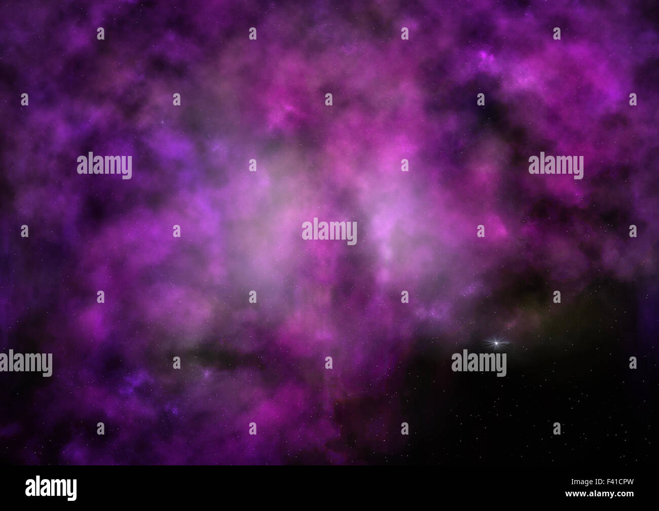 Being shone nebula Stock Photo - Alamy