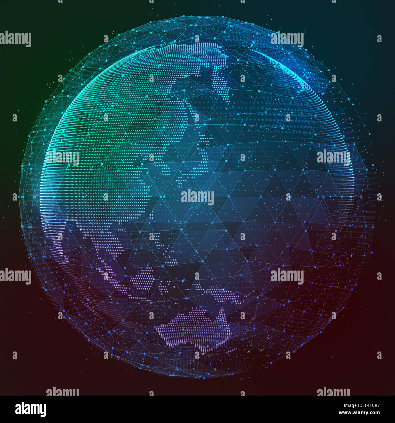 Digital design of a global network Stock Photo - Alamy