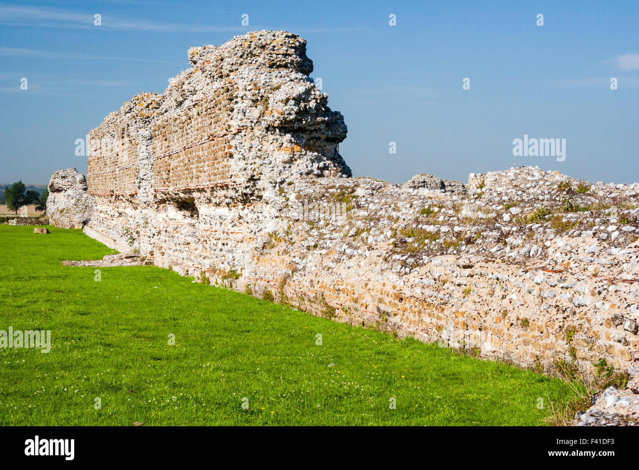 Roman castle, a 3rd century Saxon Shore fort built on the ruins of a ...