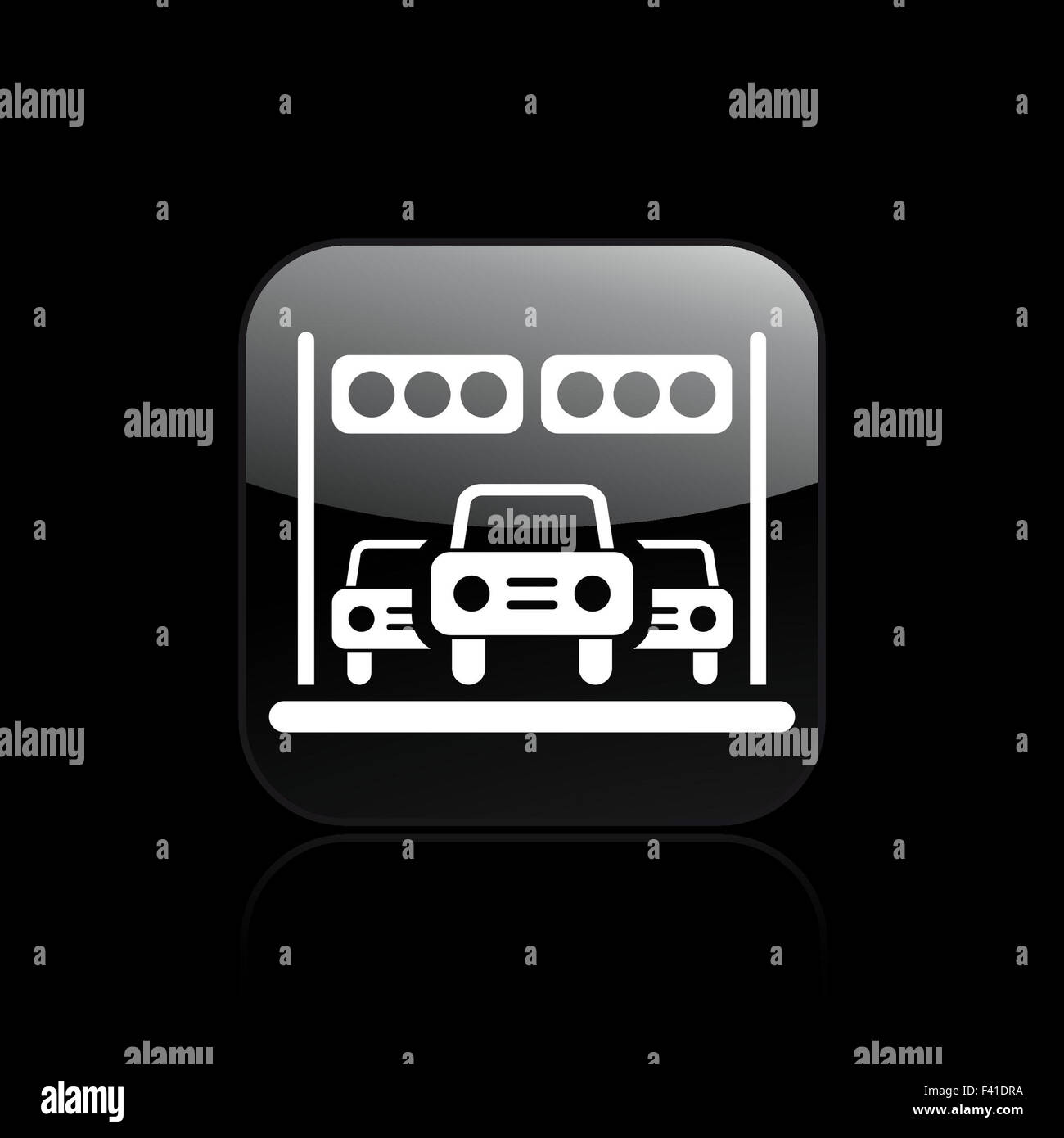 Vector illustration of single race icon Stock Photo - Alamy