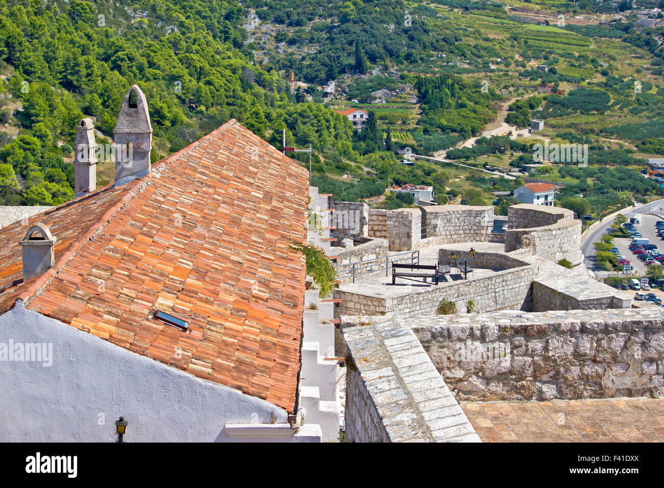 Historic hvar fortification wall hi-res stock photography and images ...