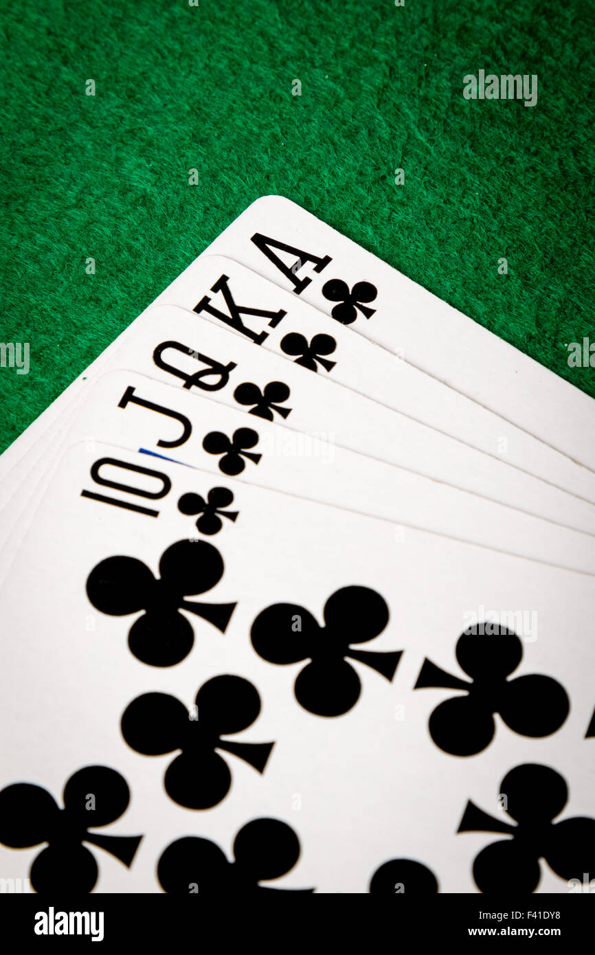Flush of clubs hi-res stock photography and images - Alamy