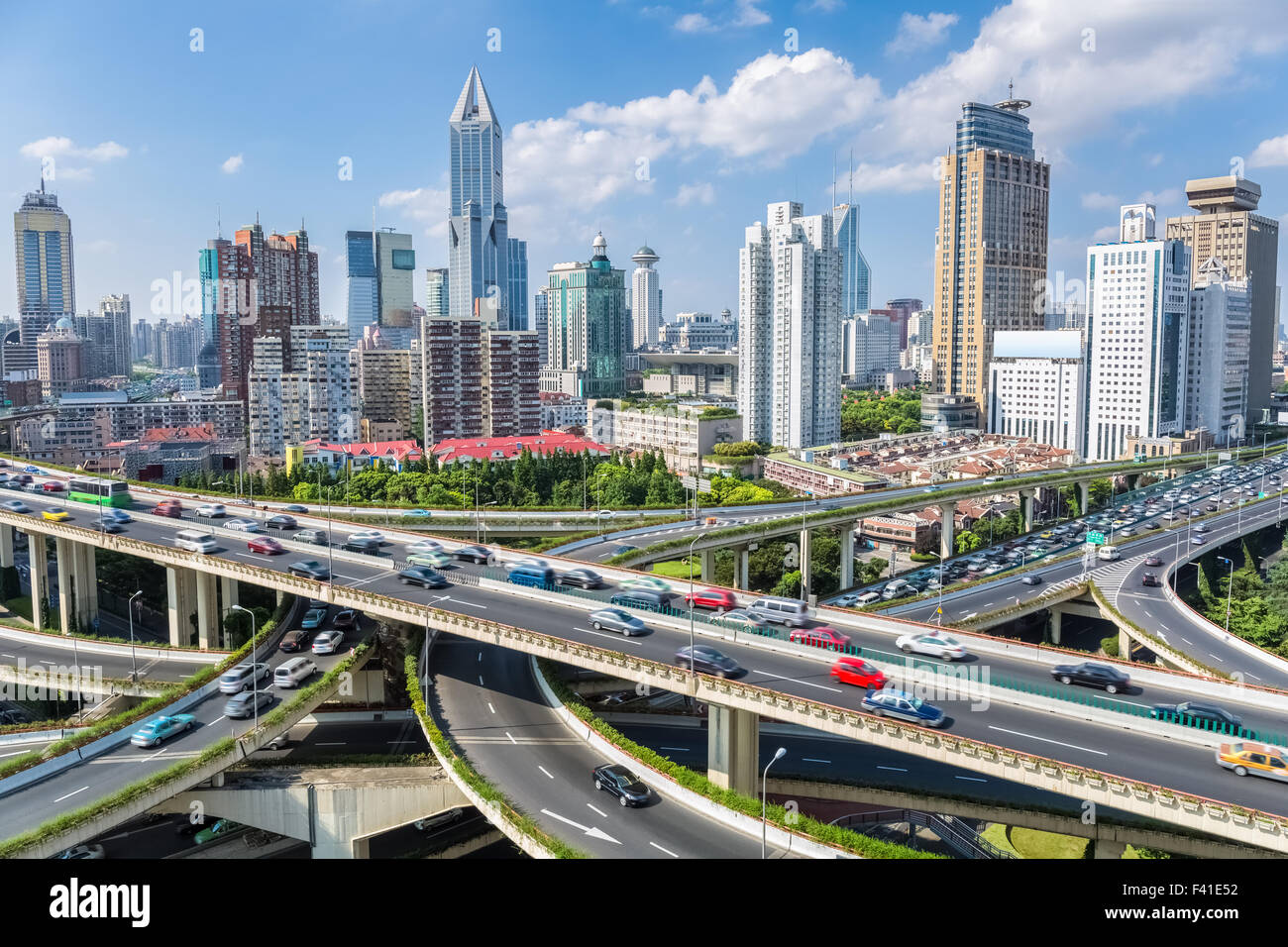 overpass road in daytime Stock Photo - Alamy