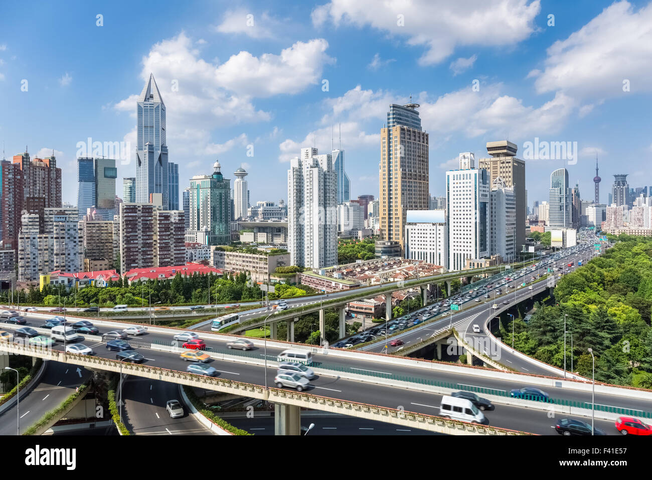 city overpass road in daytime Stock Photo - Alamy