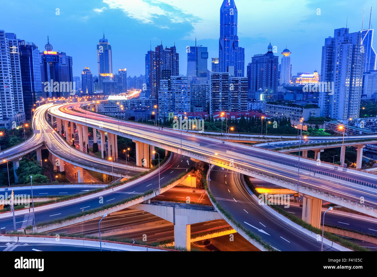 big overpass closeup Stock Photo - Alamy