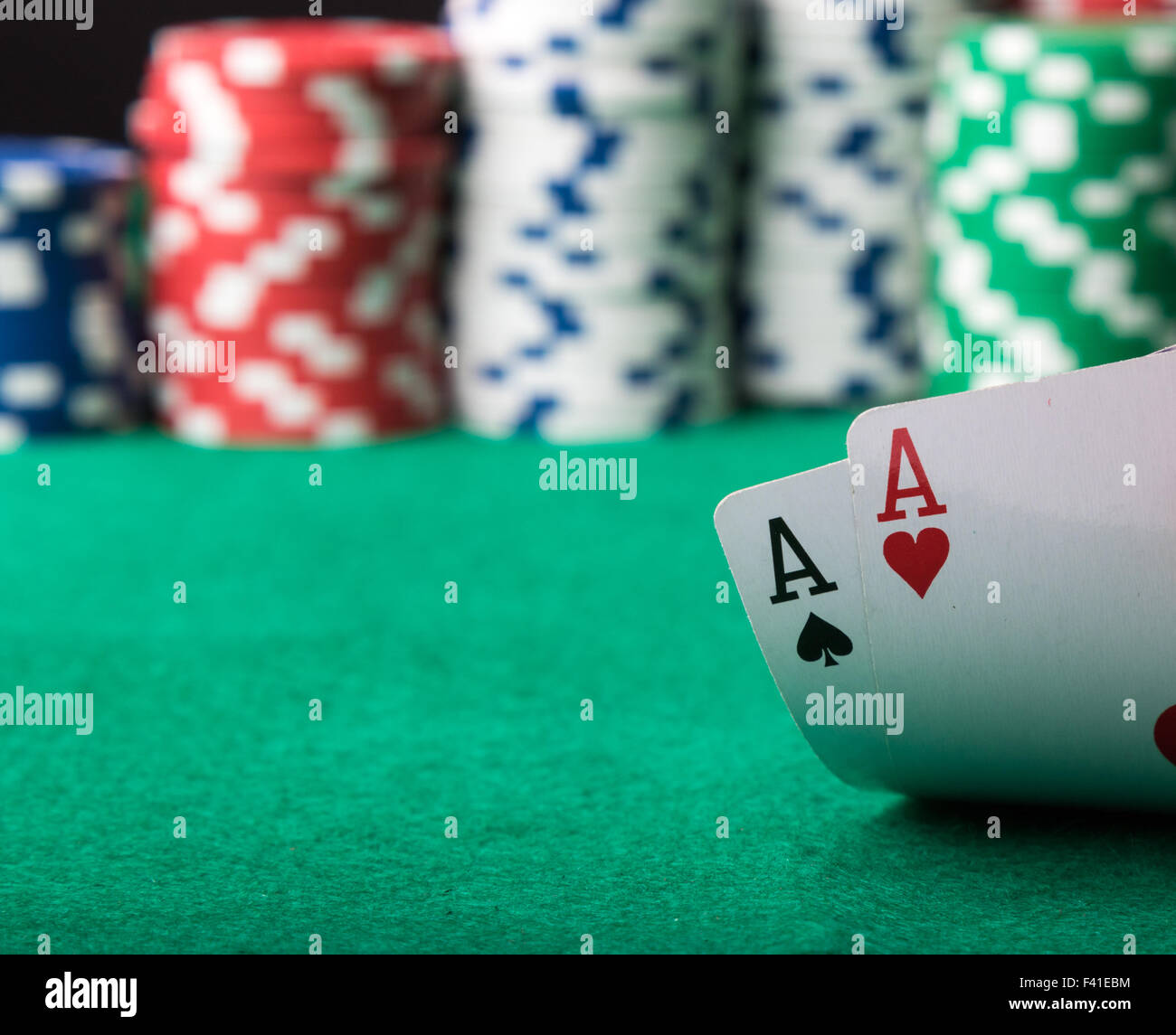 Two aces hi-res stock photography and images - Alamy