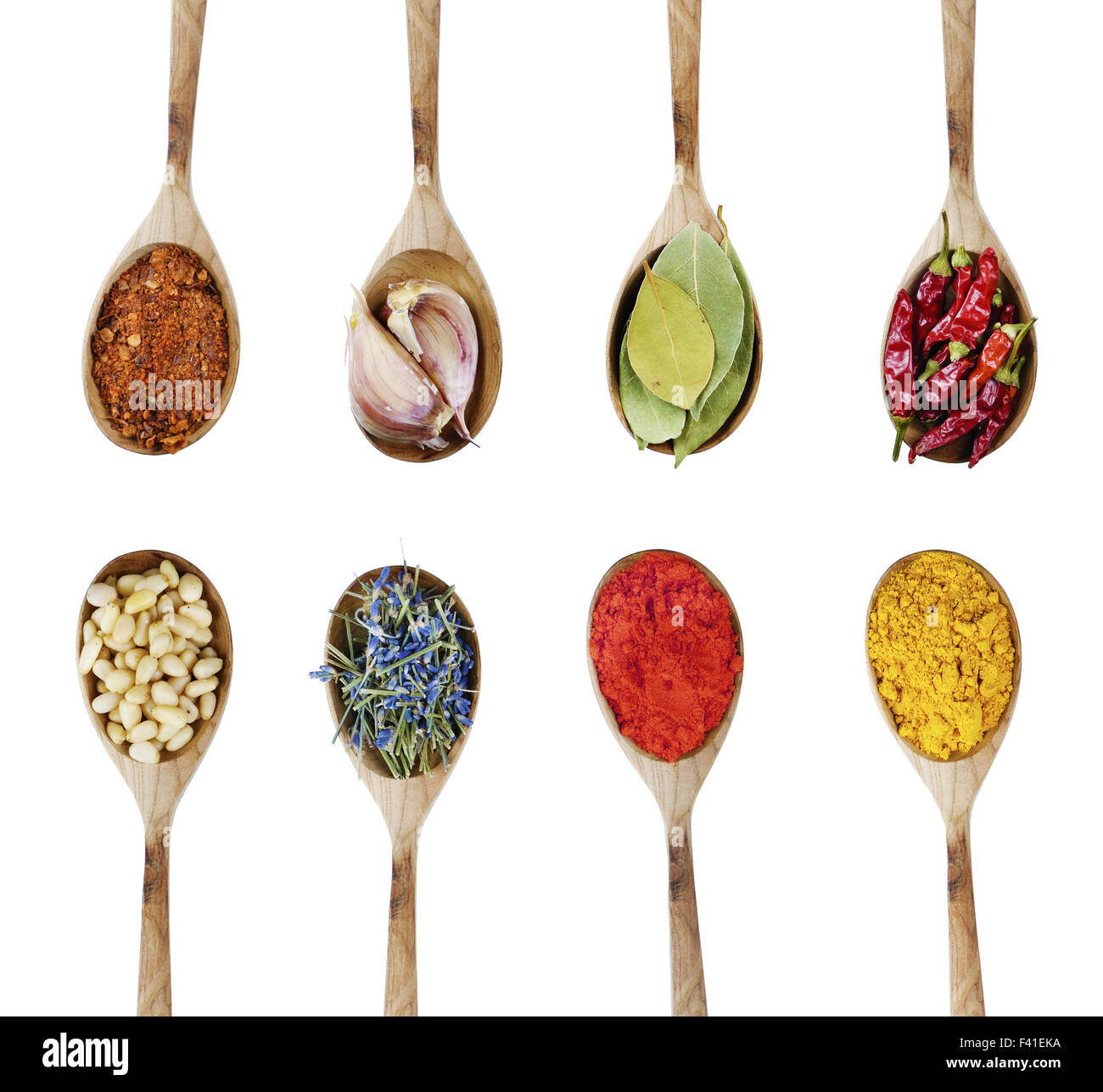 Different kinds of seasoning Stock Photo - Alamy