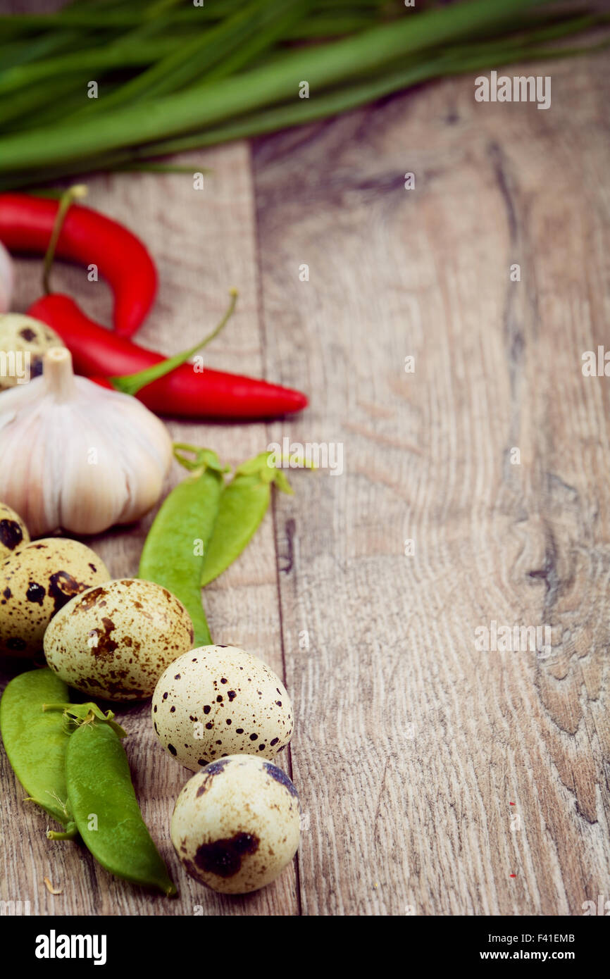 Beautiful vegetable frame Stock Photo - Alamy