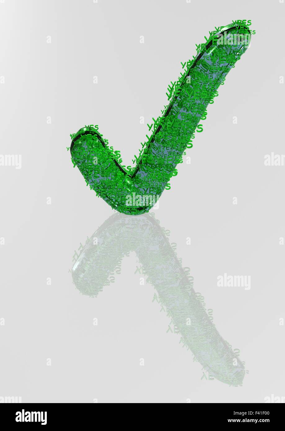 Check mark sign Stock Photo - Alamy
