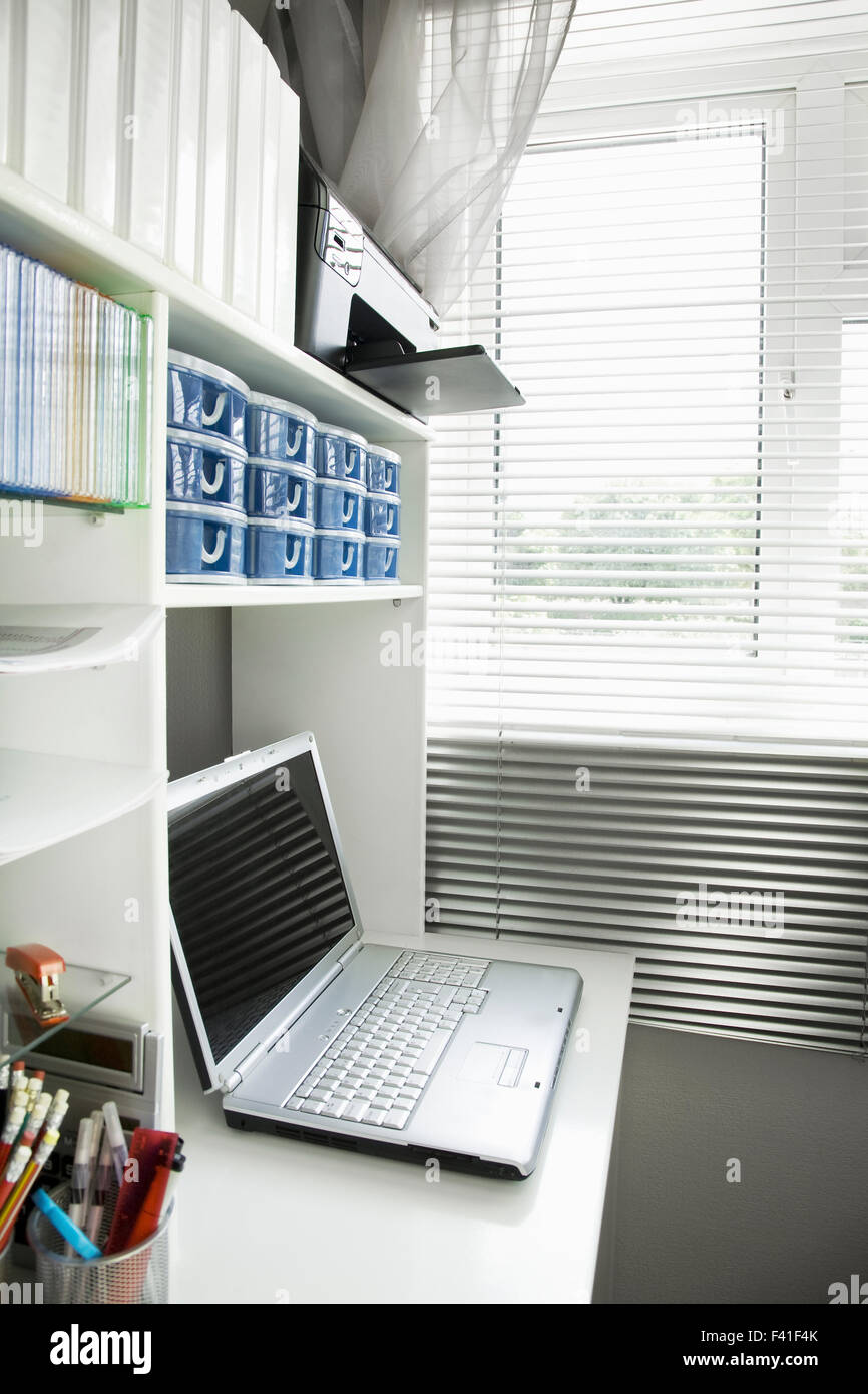 Home office interior set up Stock Photo - Alamy