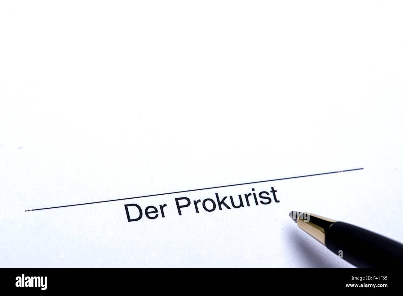 Signature of authorized officer Stock Photo - Alamy