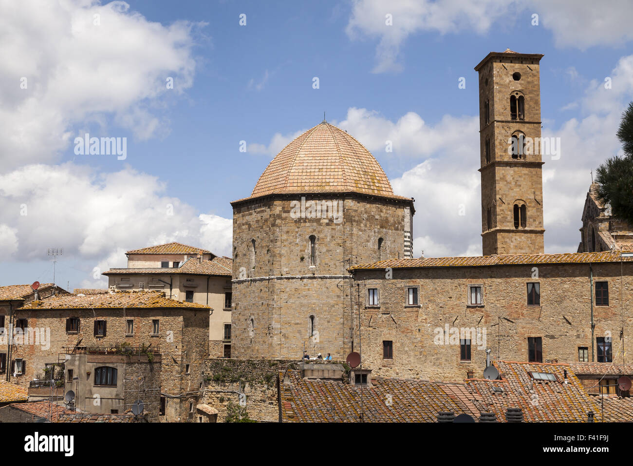 Tower Of Volterra Cathedral High Resolution Stock Photography and ...