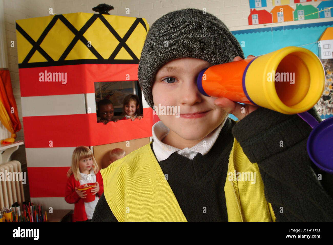 Infant school pupils role playing using role play zones as Chinese ...