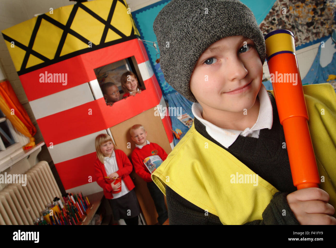 Infant school pupils role playing using role play zones as Chinese ...
