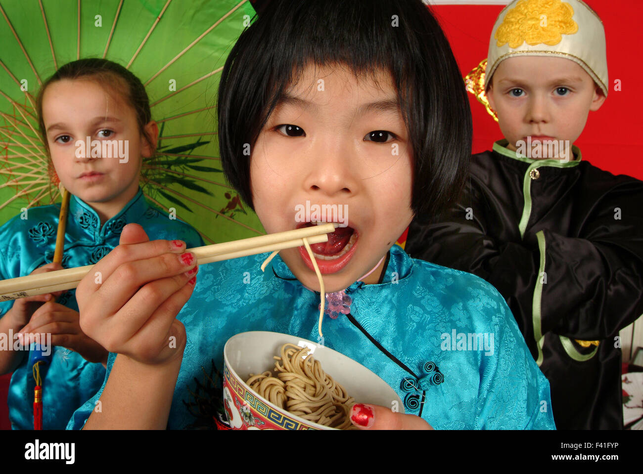 Infant school pupils role playing using role play zones as Chinese ...