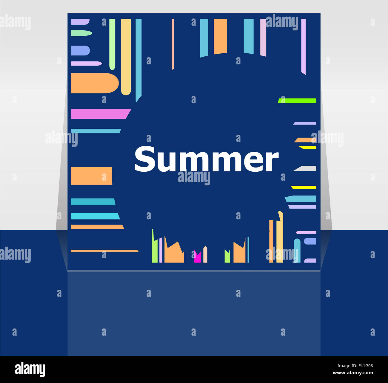 Hello summer poster. summer background. Effects poster, frame. Happy ...