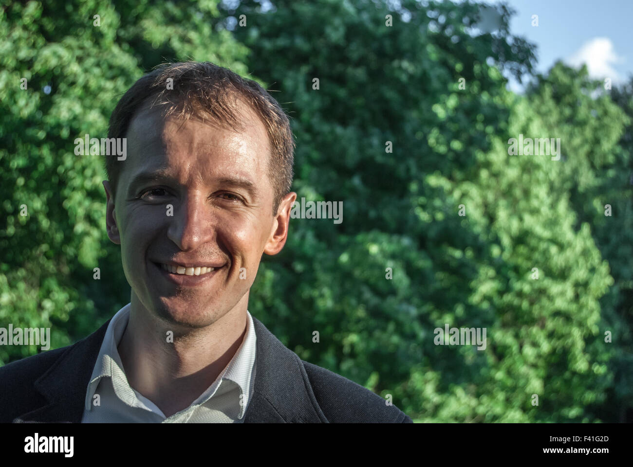 Young man in formal outfit Stock Photo - Alamy