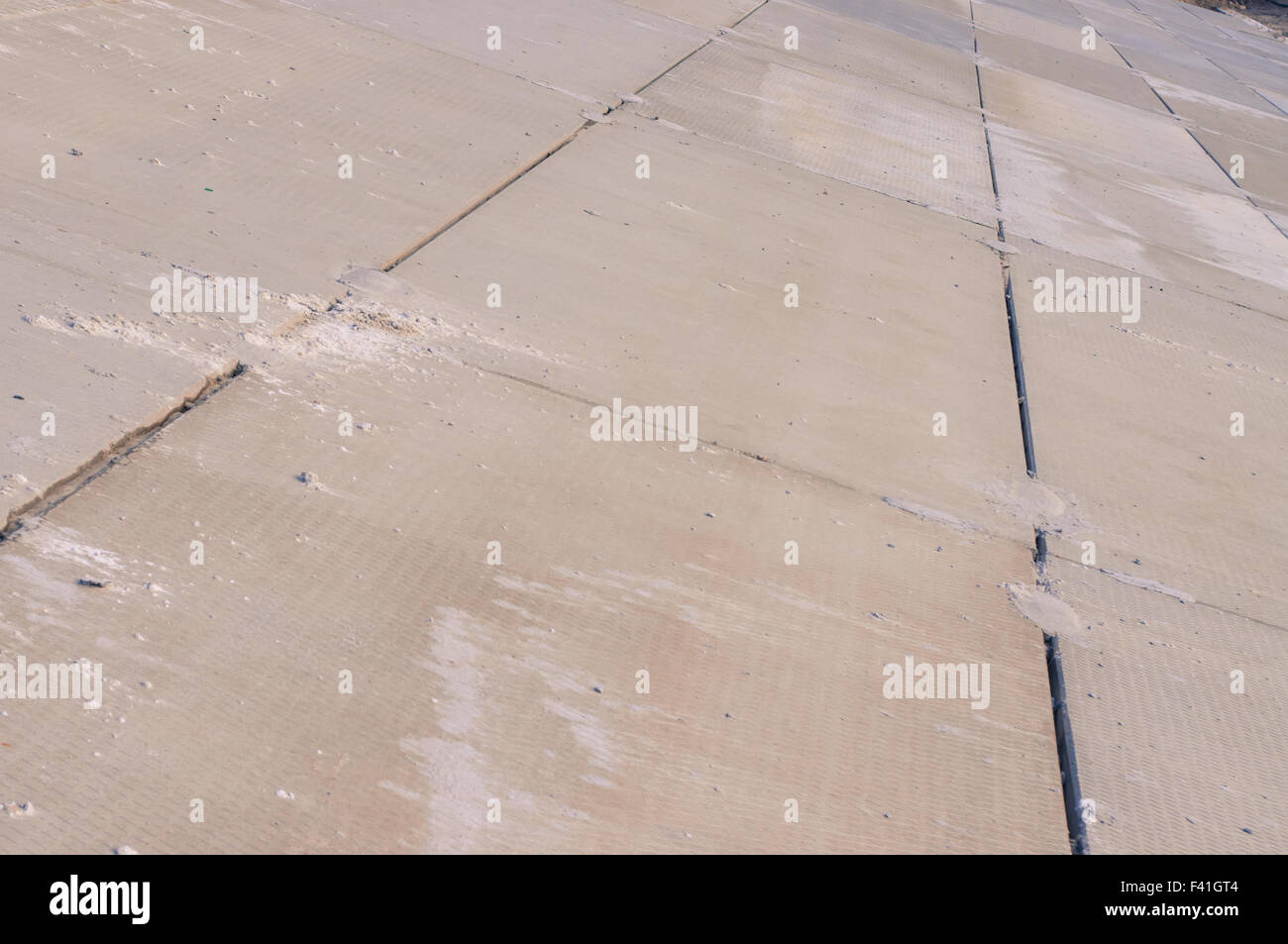 Embankment concrete slabs dam on the river Stock Photo - Alamy