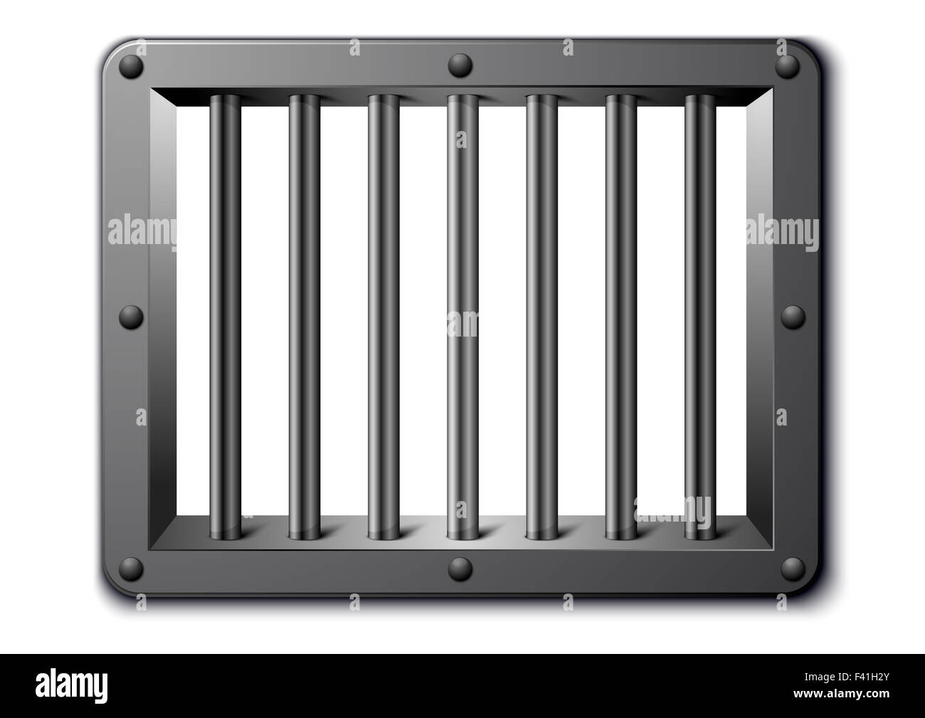 Prison cell window jail Cut Out Stock Images & Pictures - Alamy