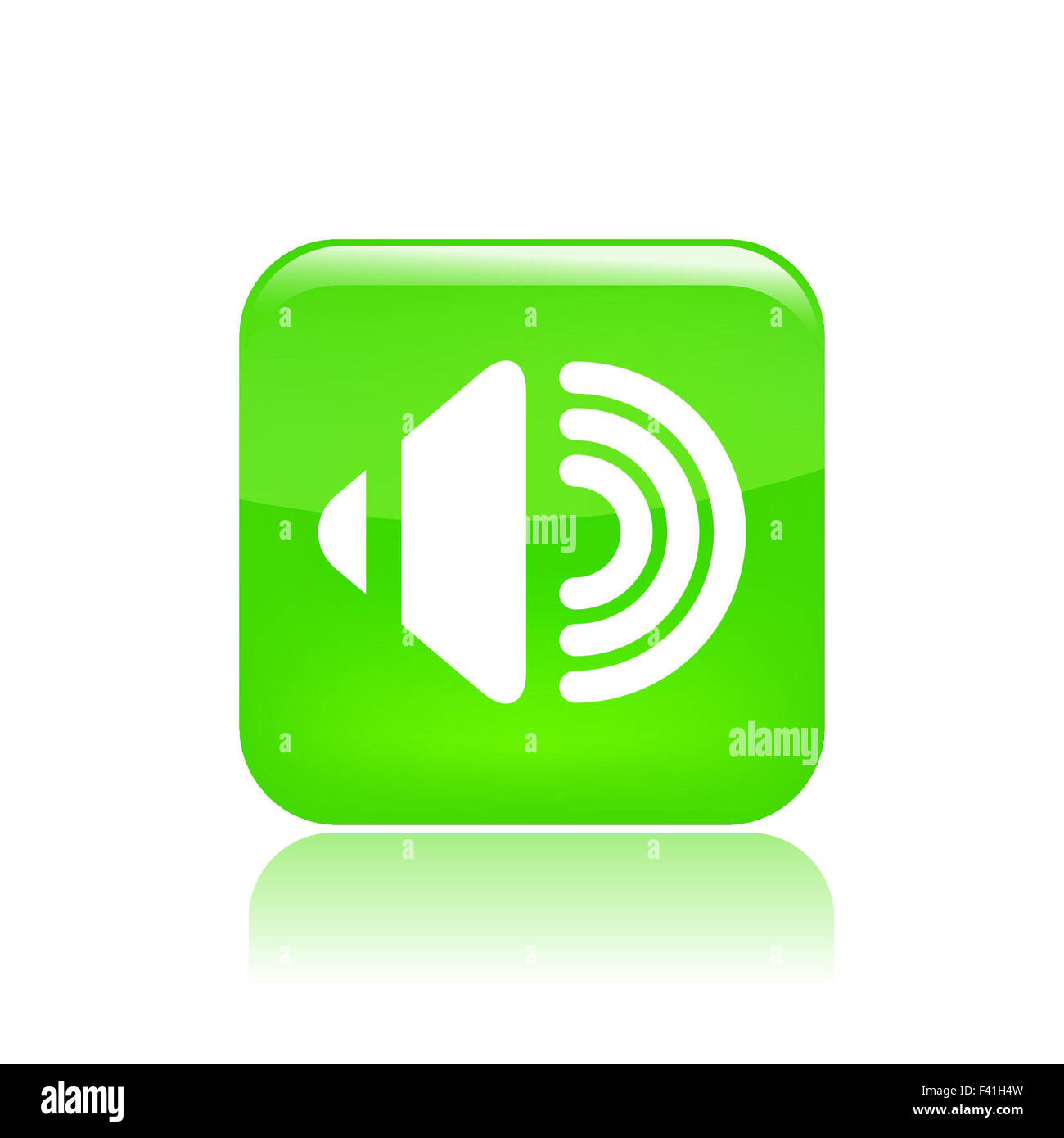 Vector illustration of single audio icon Stock Photo - Alamy
