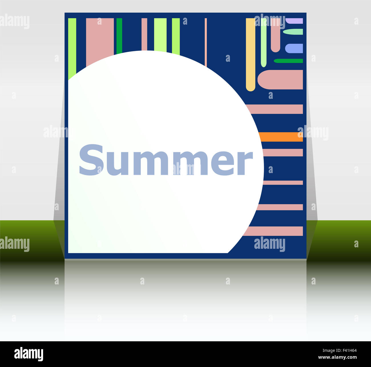 Hello summer poster. summer background. Effects poster, frame. Happy ...
