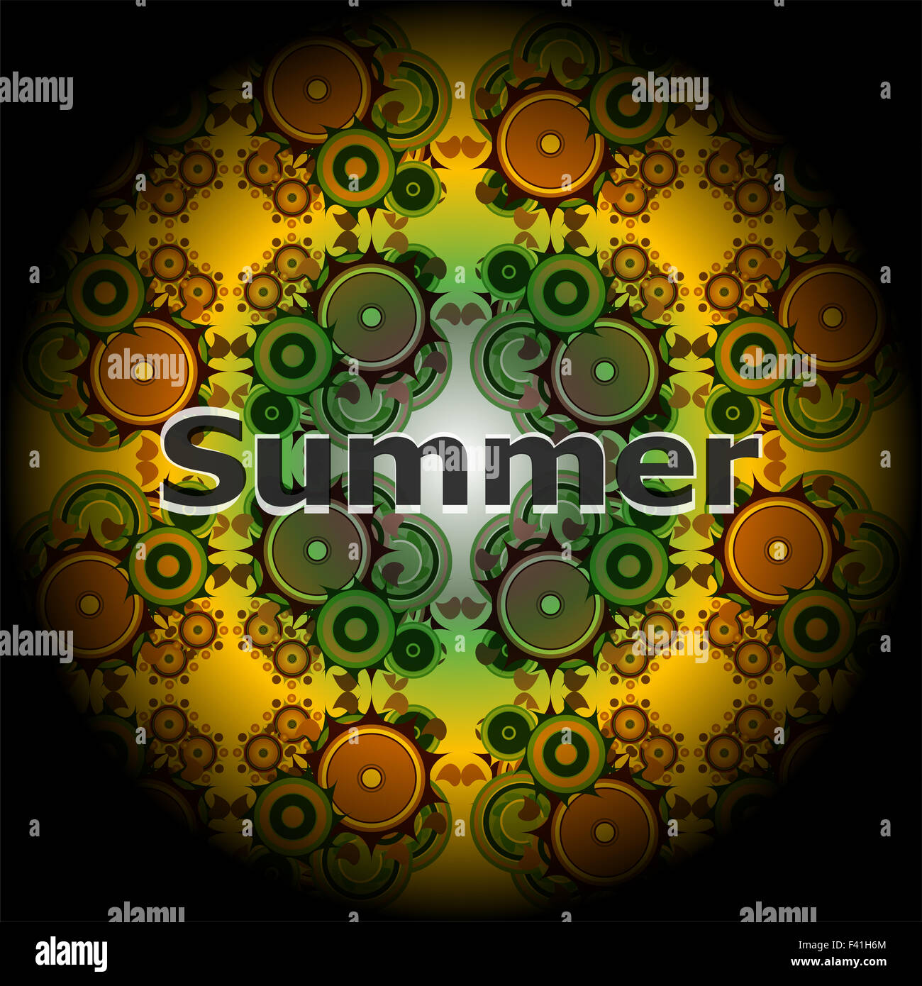 Abstract sunburst vintage summer background hi-res stock photography ...