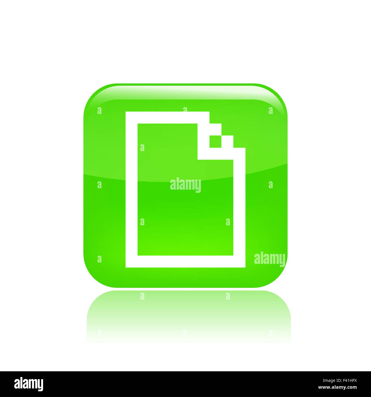 Vector illustration of pixel computer icon Stock Photo - Alamy