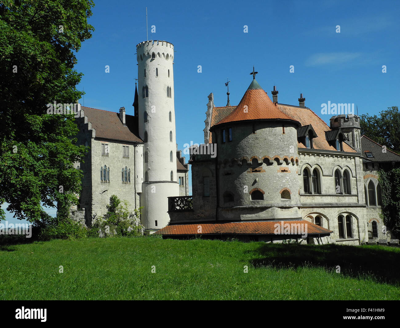castle; Lichtenstein; Germany Stock Photo - Alamy