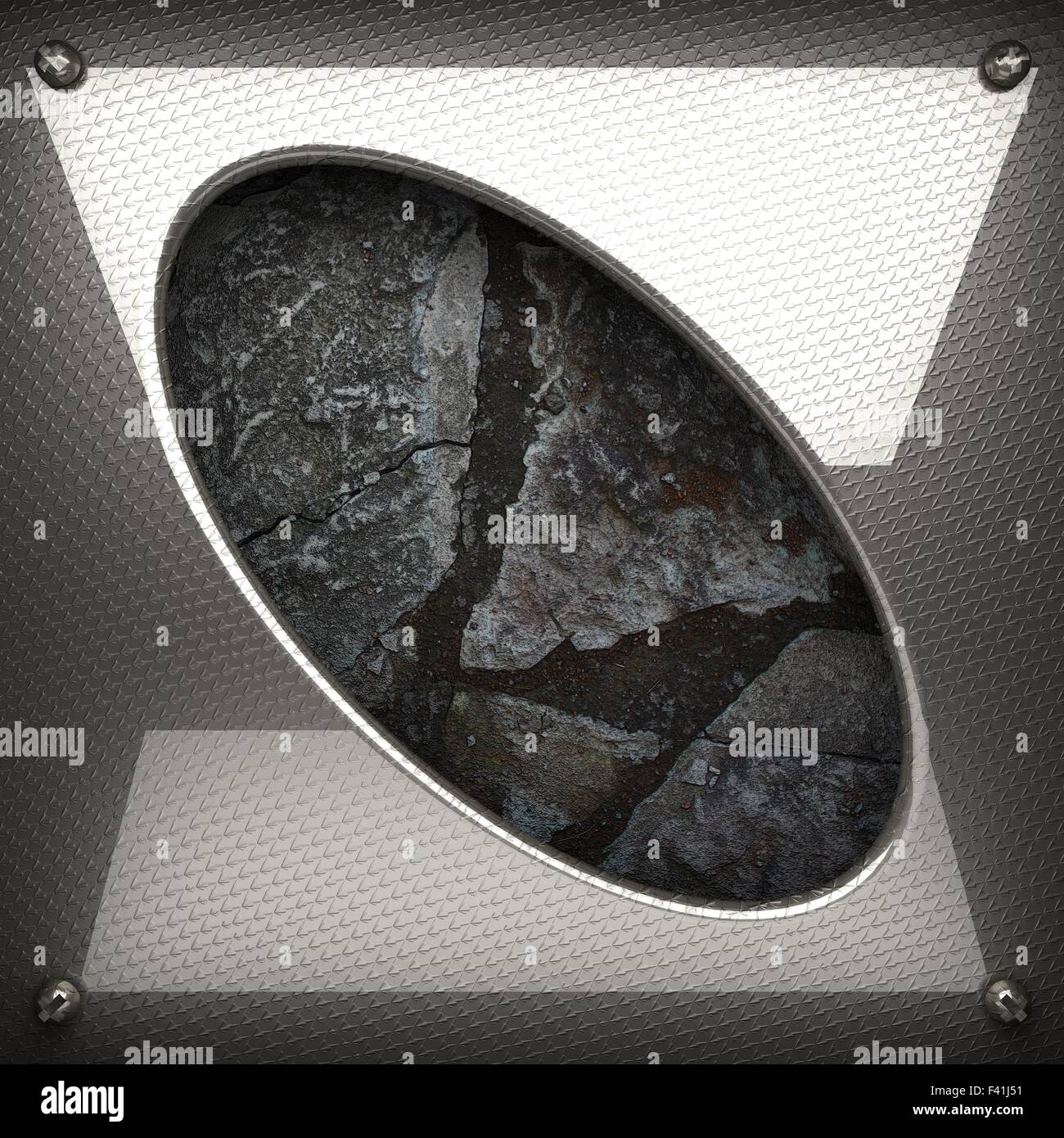 metal and stone background Stock Photo - Alamy
