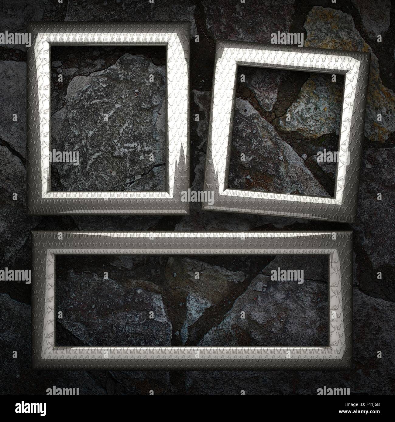 metal and stone background Stock Photo - Alamy