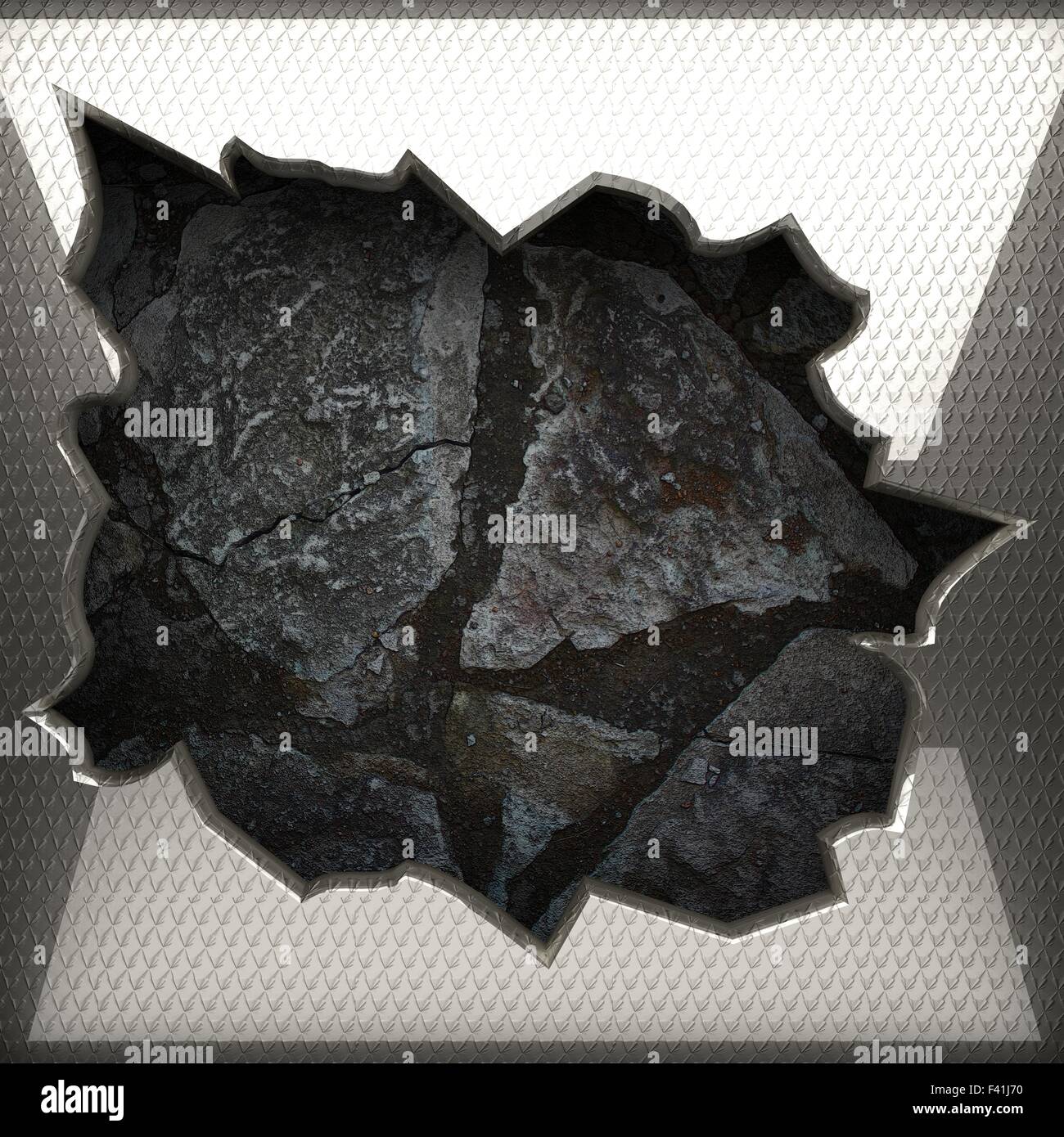 metal and stone background Stock Photo - Alamy