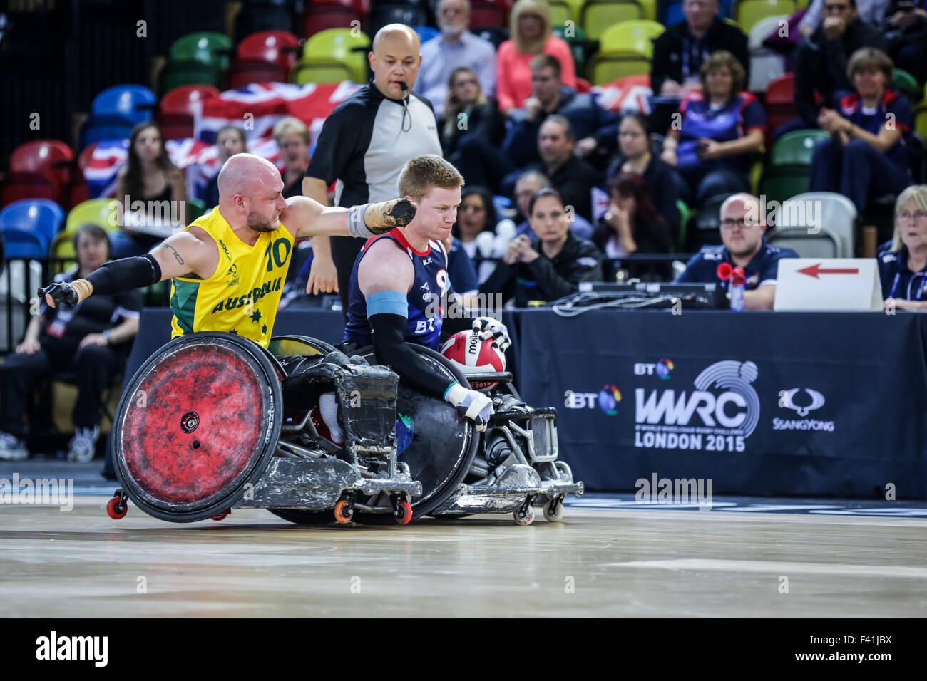 London, UK. 13th Oct, 2015. Australia defeated team GB 57-55 in the ...