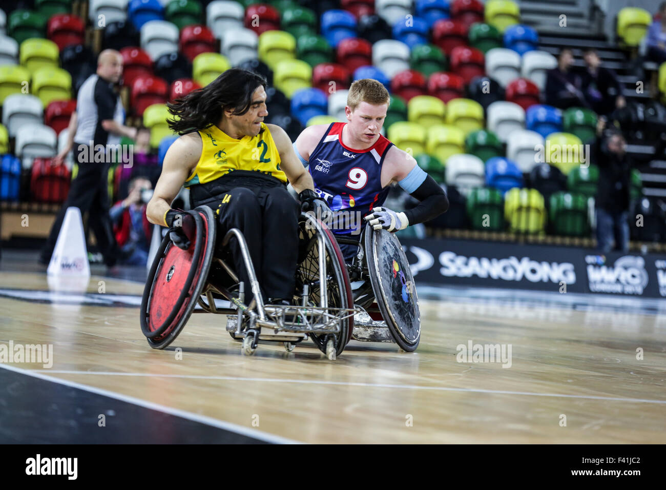 London, UK. 13th Oct, 2015. Australia defeated team GB 57-55 in the ...