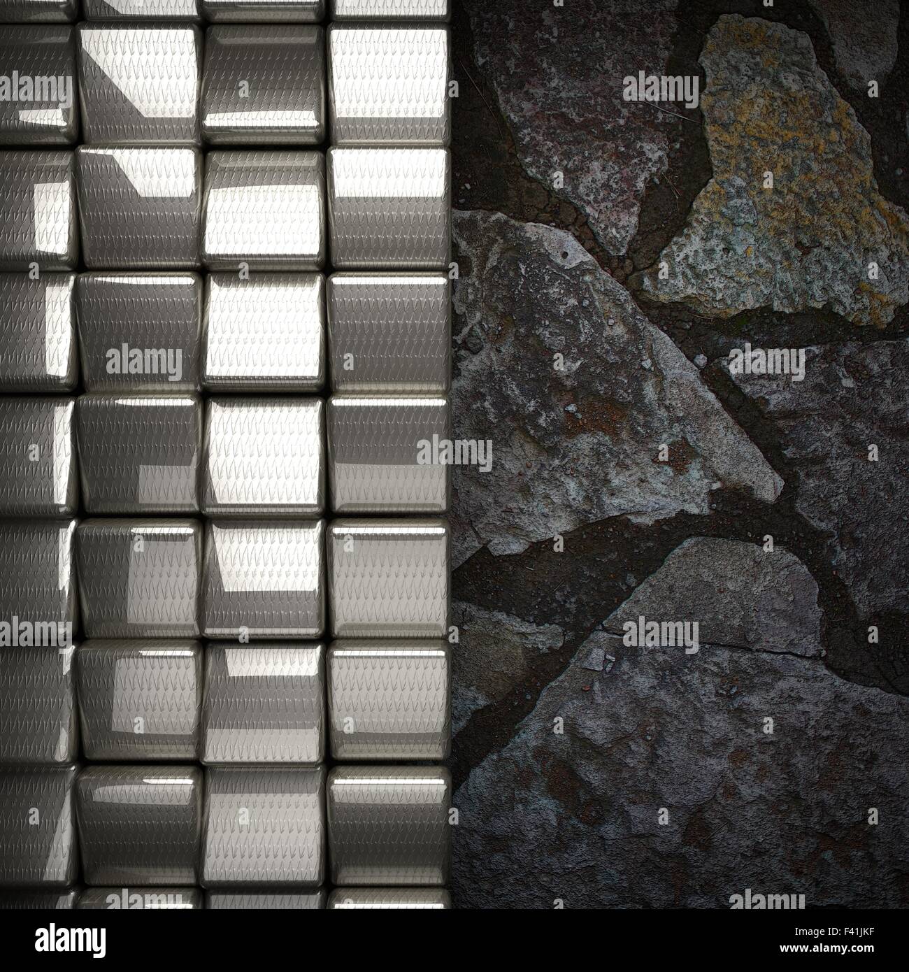 metal and stone background Stock Photo - Alamy