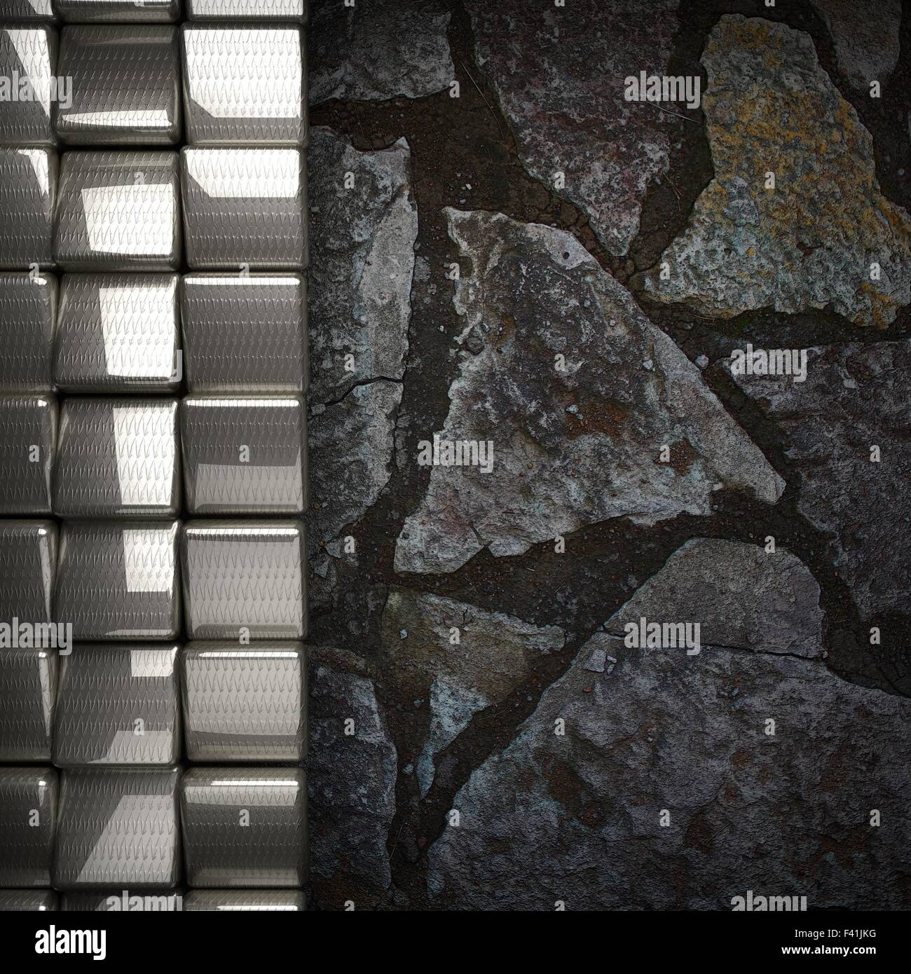 metal and stone background Stock Photo - Alamy