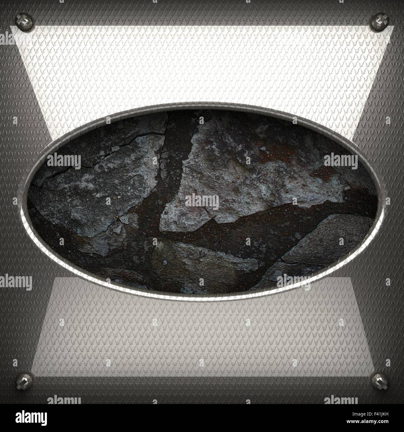 metal and stone background Stock Photo - Alamy